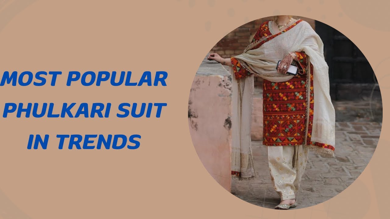 Dazzling Phulkari Suits | Directly From AmritsarPhulkari Salwar Design 2025 #phulkarisuit # ...