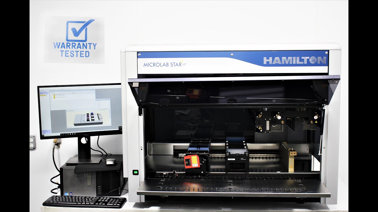 Hamilton MICROLAB STARlet Liquid Handler [BOSTONIND] - 44989 - YouTube