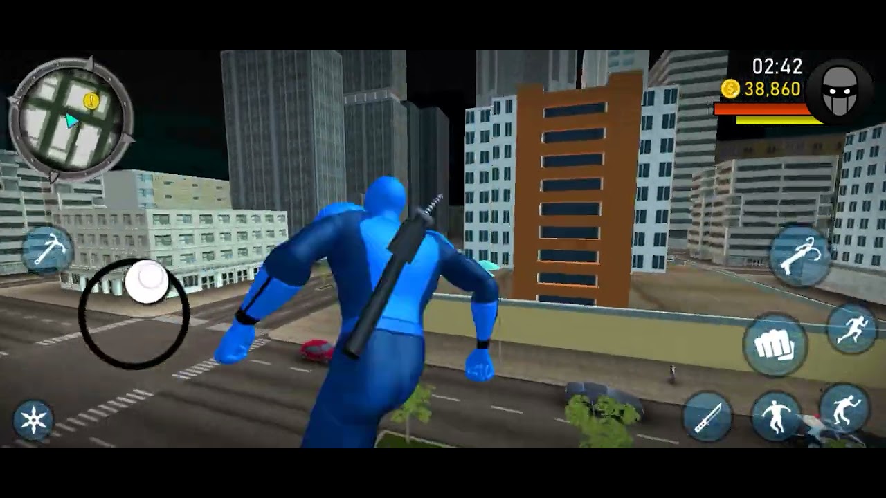 blue ninja game good game - YouTube
