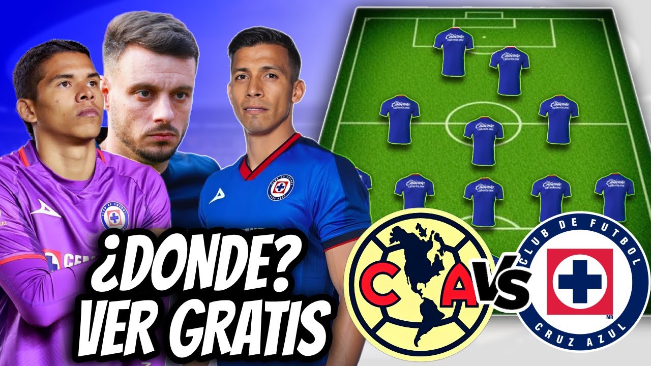 CRUZ AZUL vs AMÉRICA | ALIENACION, HORA, FECHA y CANALES GRÁTIS DEL ...