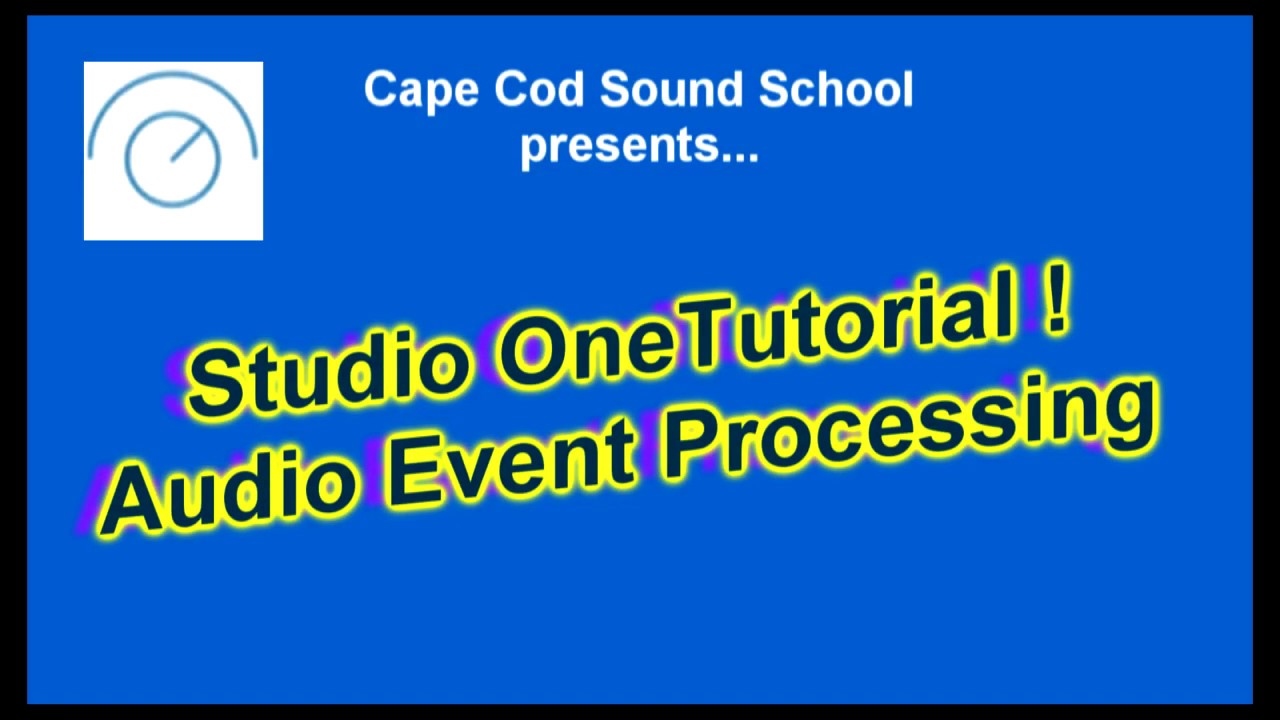 !! MONSTER Quick Tip !! - Presonus Studio One - Audio Event FX ...