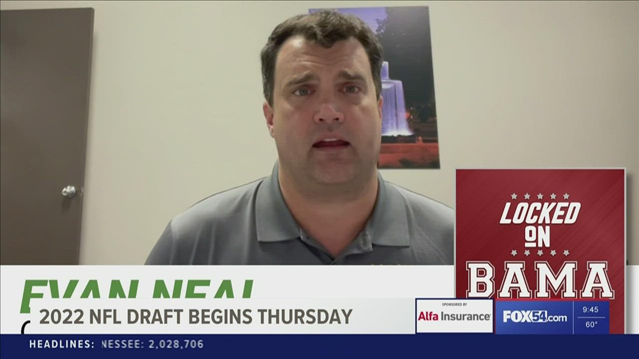 Locked On Bama host Luke Robinson provides insight on Evan Neal ...