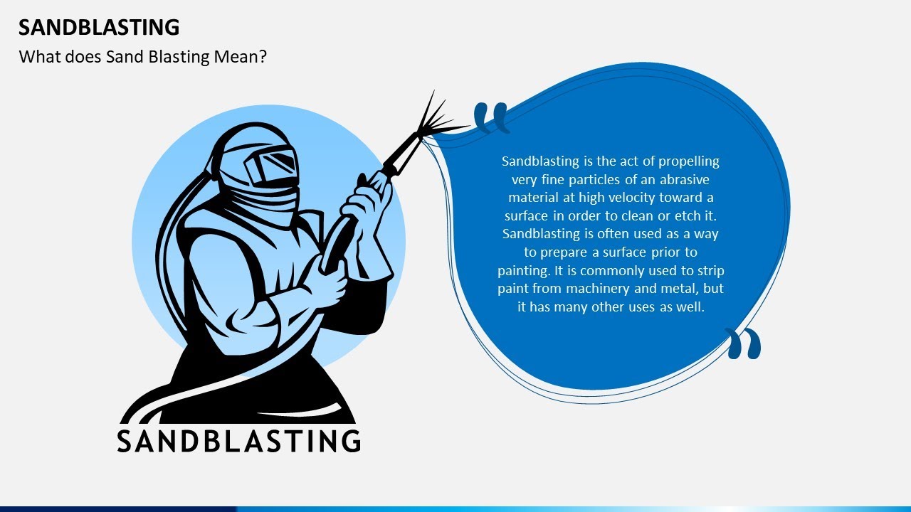 Sandblasting Animated PowerPoint Template - YouTube