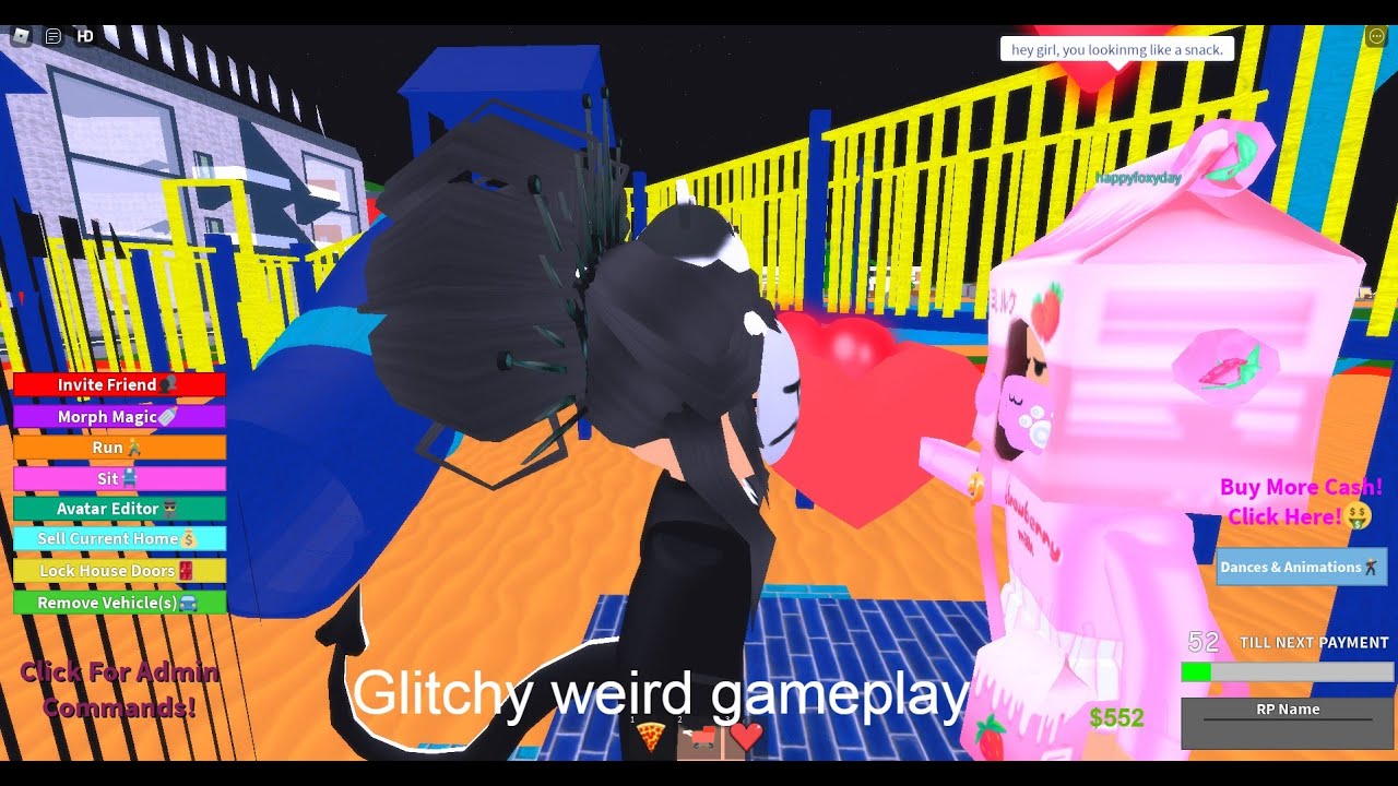 Weird glitchy roblox gameplay, with Mina. - YouTube