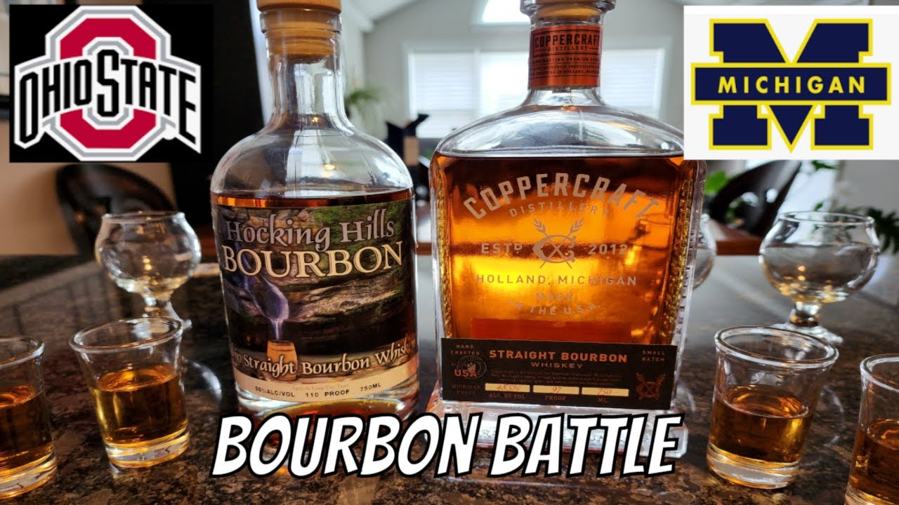 Ohio State Michigan Bourbon tasting battle review - Ohio State vs ...