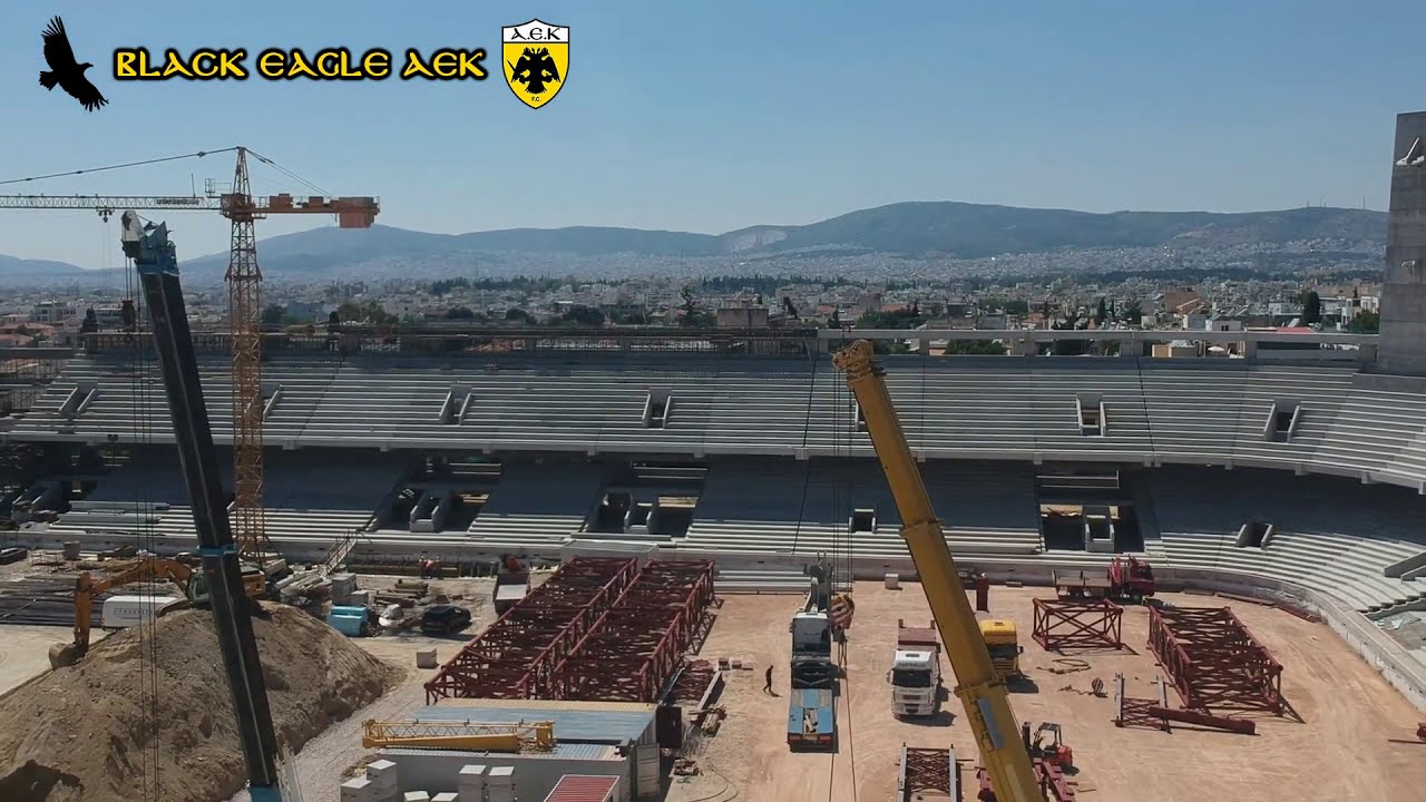 DRONE (3) και έργα στο γήπεδο της ΑΕΚ 28-05-2019 ( π 3 από 4 drone) ΤΑ ...