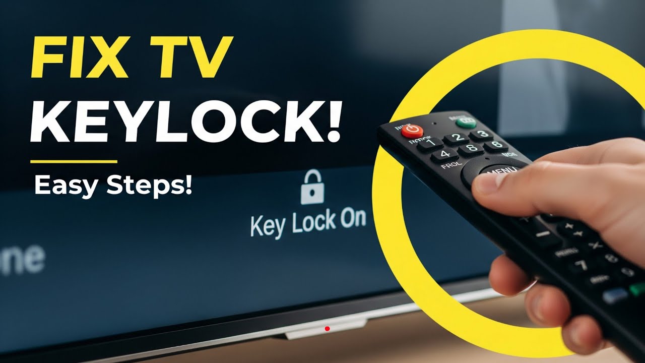 Unlock TV Key Lock with Service Menu Codes -Fix Your TV Lock in 2 ...