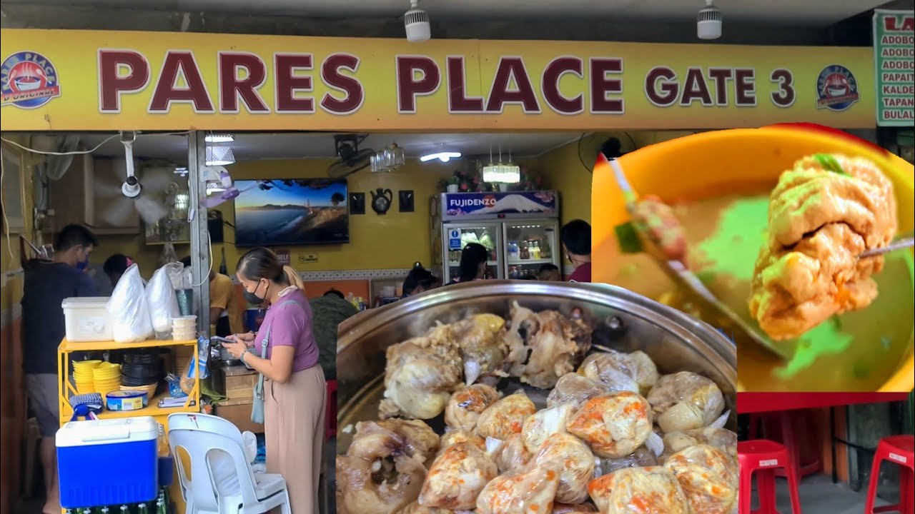 Pares Bulalo, Soup No. 5, Utak at Adobong Itik sa Gate 3 Villamor ...