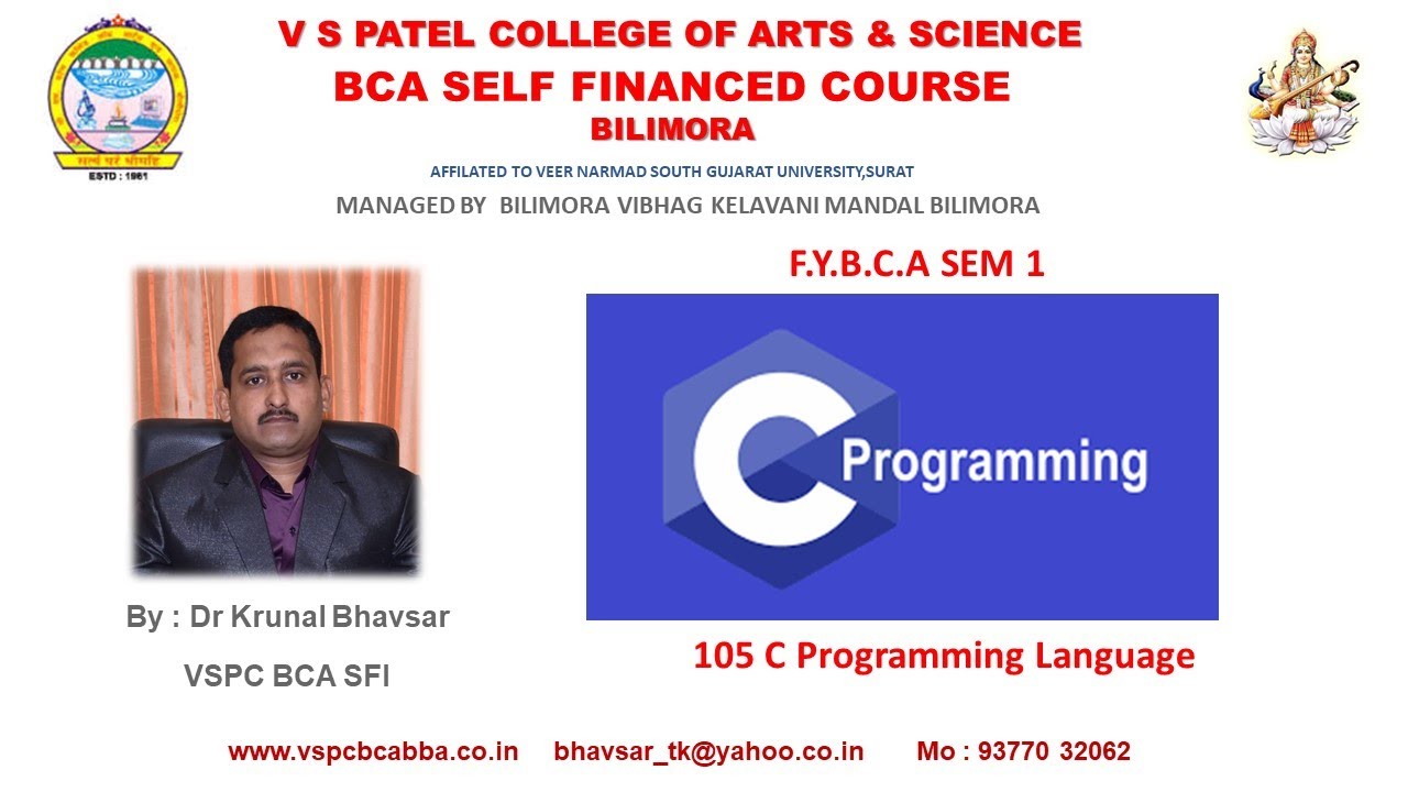 Fybca Sem 1 Cppm Unit 2 Expression And Operators Youtube