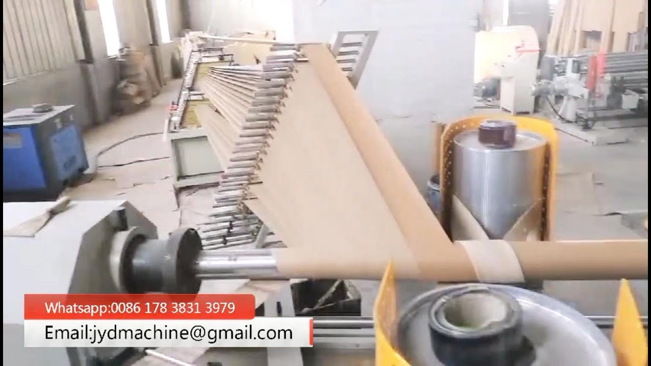 Kraft Paper Tube Making Winder Machine - YouTube
