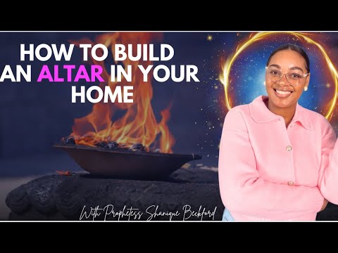 HOW TO BUILD AN ALTAR IN YOUR HOME PHYSICALLY & SPIRITUALLY - YouTube