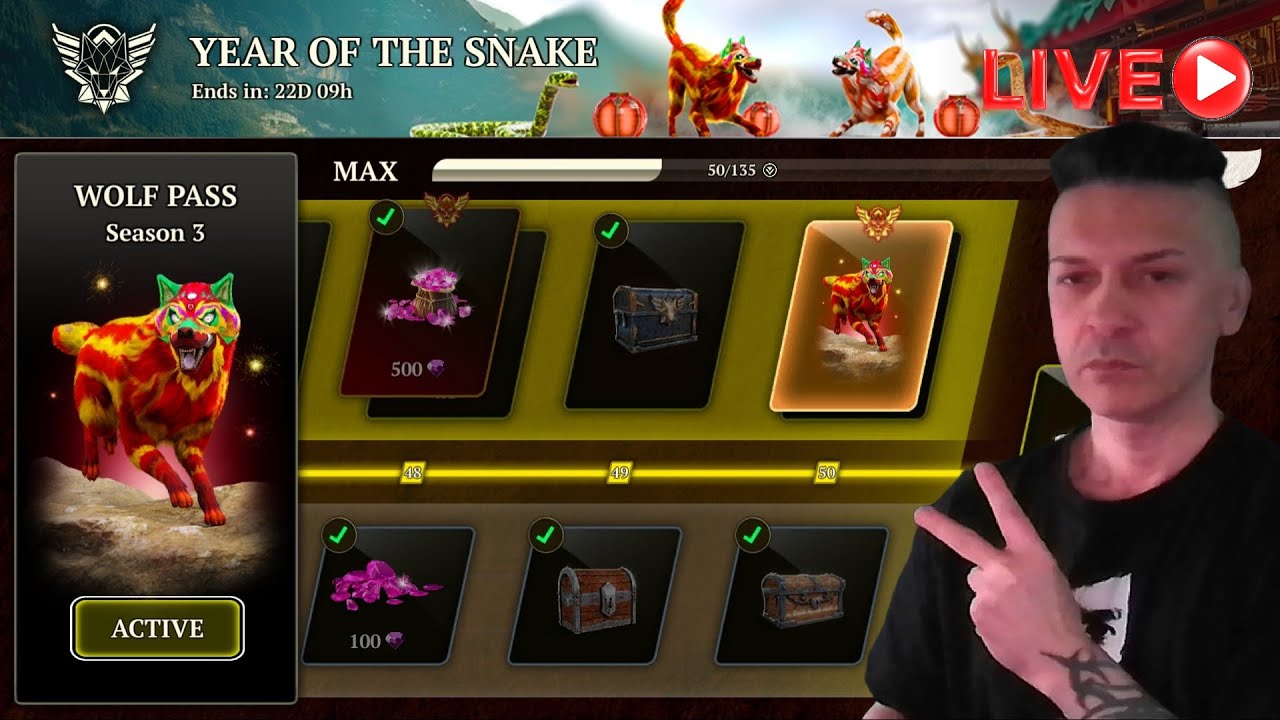 🔴 LIVE | WildCraft and The Wolf: Year of the Snake Season 3 Done ...