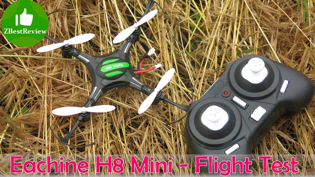 Eachine H8 Mini - Полеты и вывод по квадрокоптеру! Banggood - YouTube