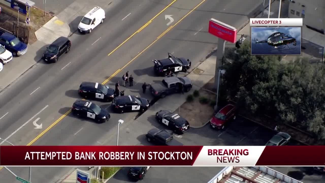 Stockton police investigate suspicious device after attempted bank ...
