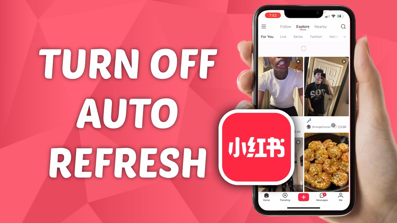 How to Turn OFF Auto Refresh Homepage on Rednote - YouTube