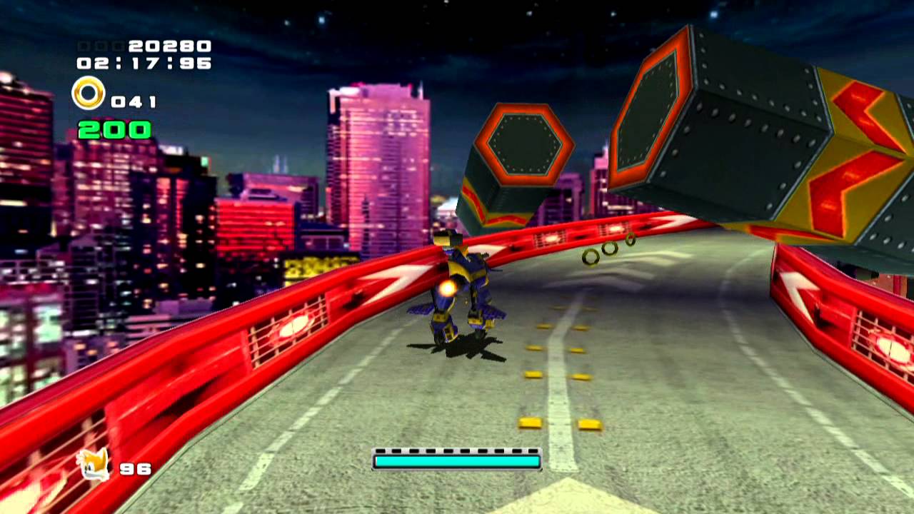 Sonic Adventure 2: Mission Street Mission #5 - Hard Mode - A Rank - YouTube