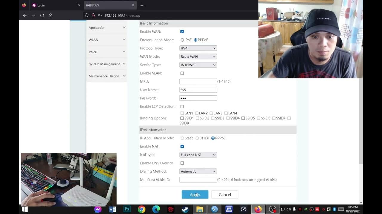 HUAWEI 5V5, WAN (LAN1) PISOWIFI & PPPOE SSID with LAN Binding - YouTube