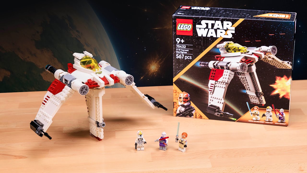 LEGO Star Wars V-19 Torrent Starfighter REVIEW | Set 75432 - YouTube