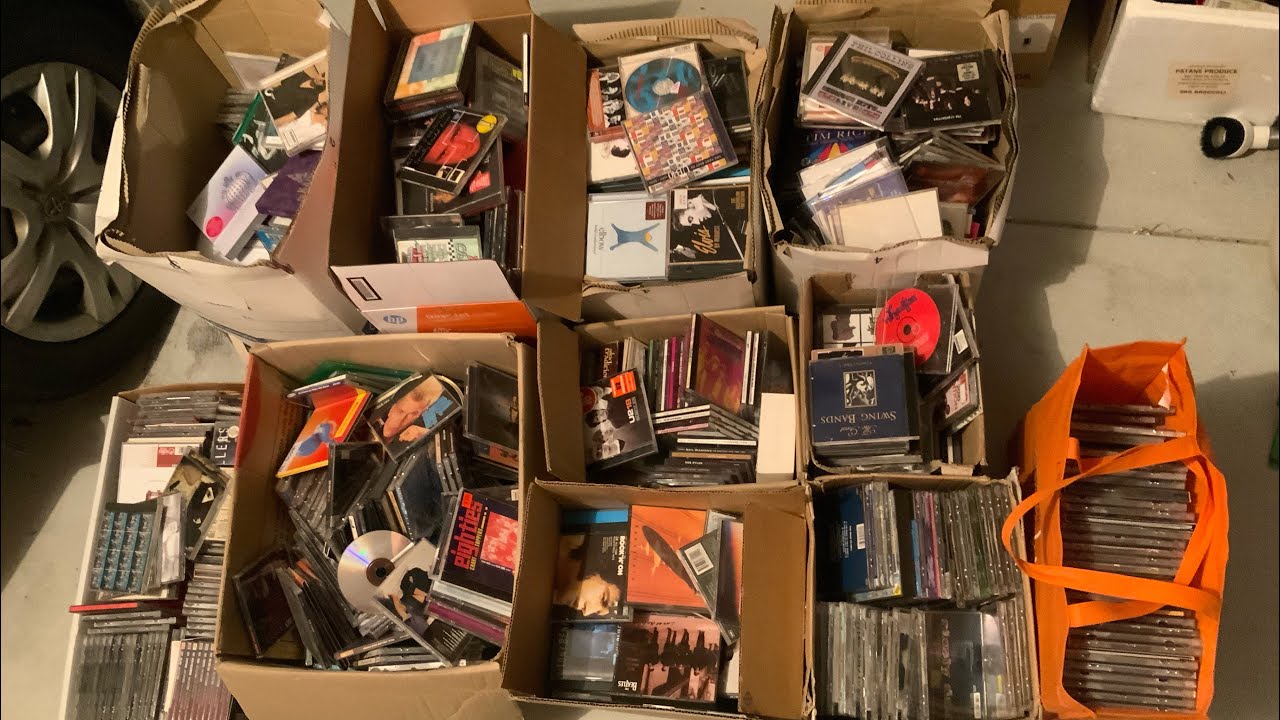BIGGEST CD HAUL Ever - Unloading from the car - YouTube