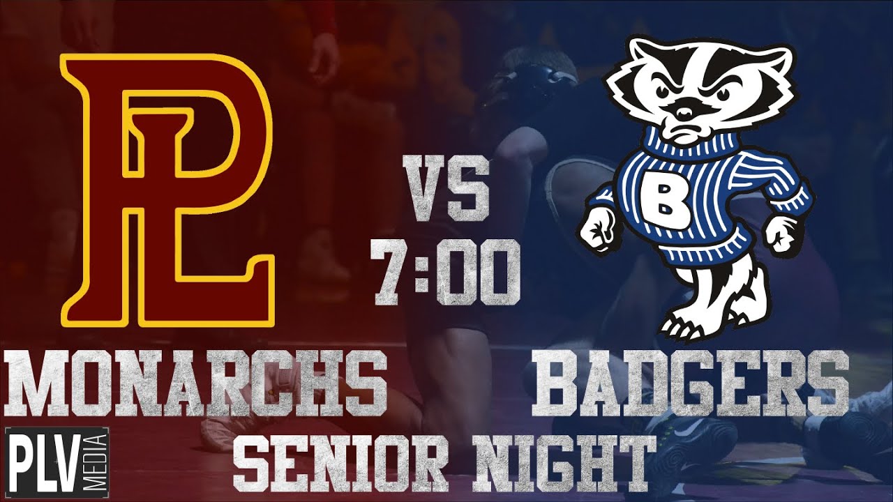 Papillion La Vista Monarchs v Bennington Badgers Varsity Boys Wrestling ...