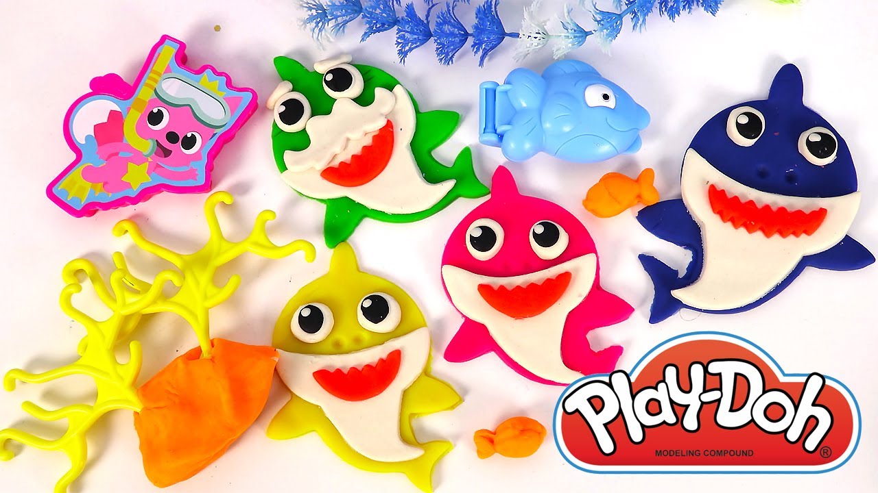 Baby Shark Play Doh Bébé Requin Pâte à Modeler - YouTube