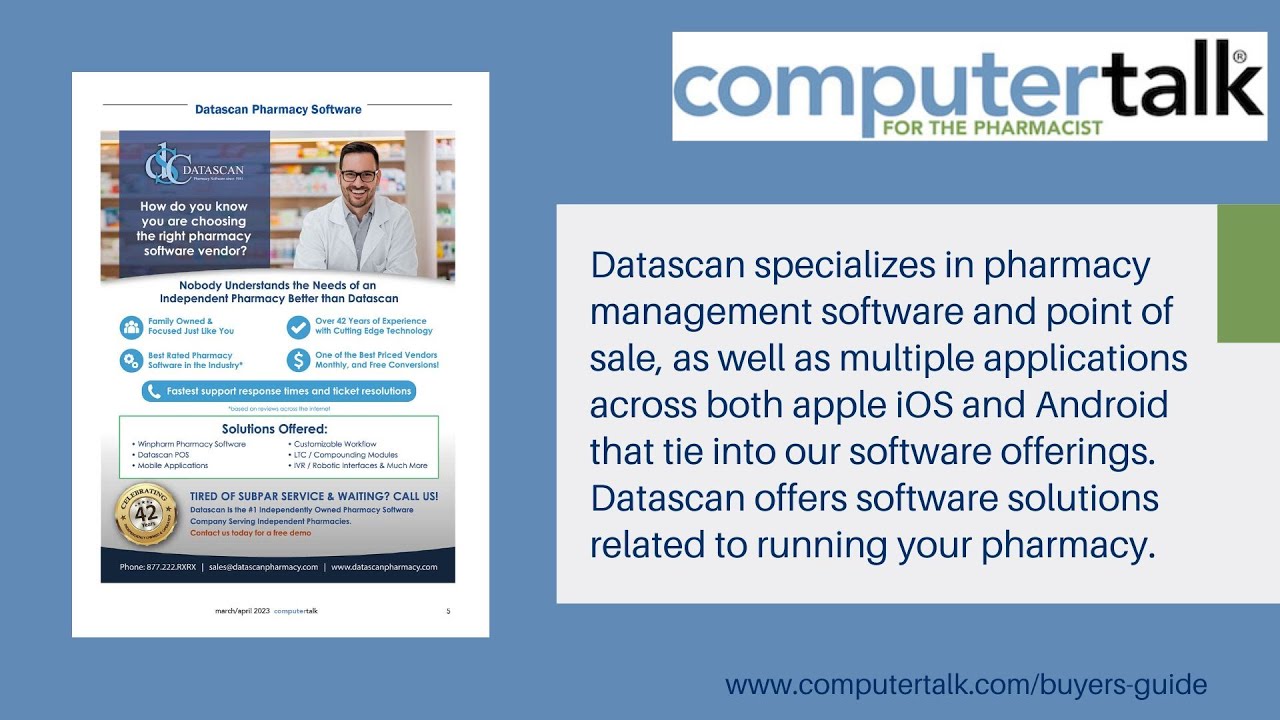 ComputerTalk for the Pharmacist 2023 Buyers Guide | Datascan Pharmacy ...