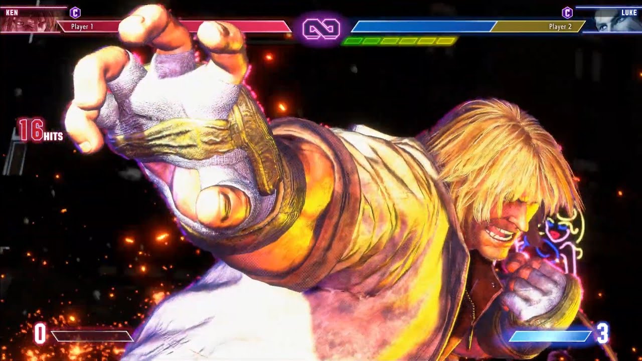 Street Fighter 6 | Ken Corner to Corner Drive Rush Loop - YouTube