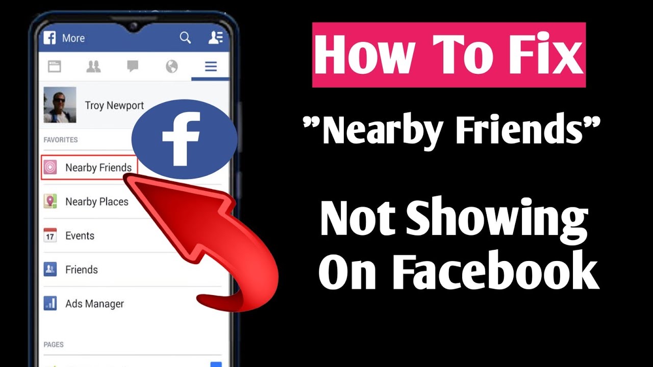 How To Fix Facebook Nearby Friends Option Not Showing (2022) | Facebook ...