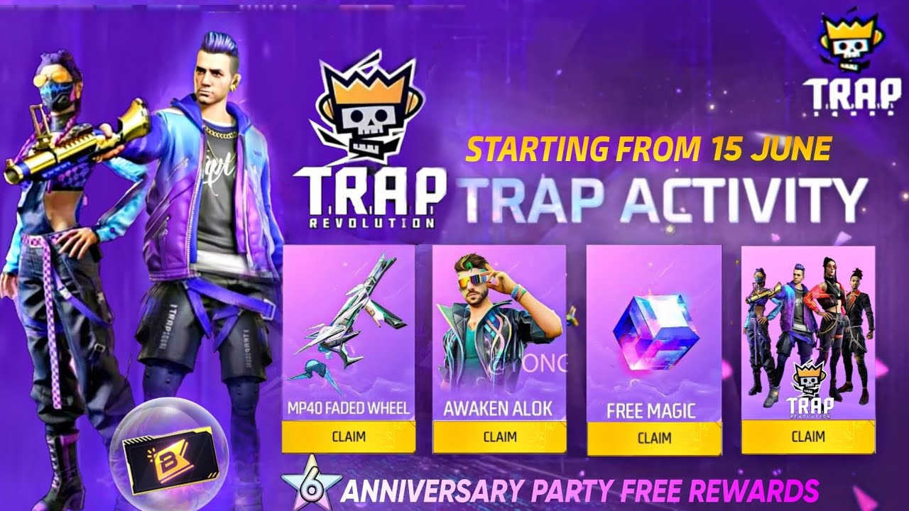 Trap Event Return Free Fire | June Discount Event | FF New Event - YouTube