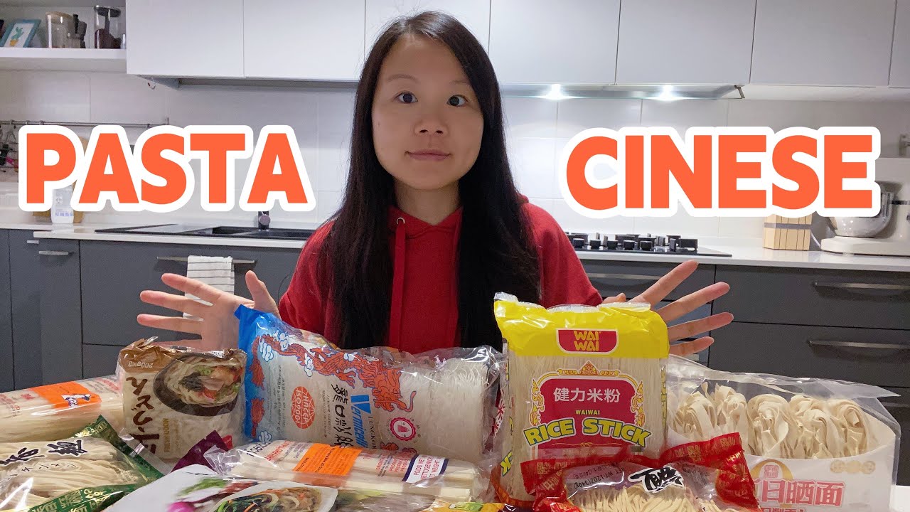 PASTA CINESE quanti tipi ci sono? Una guida per la tua spesa - YouTube