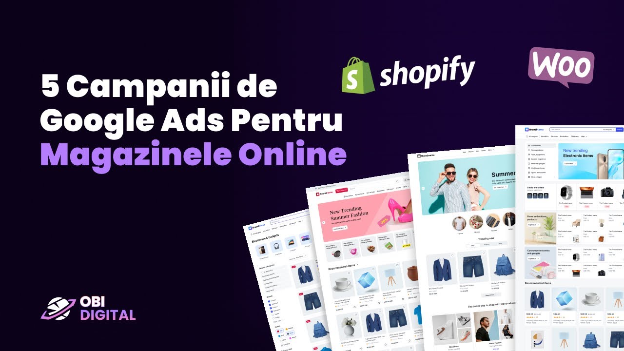 5 Campanii de Google Ads Pentru Magazinele Online - YouTube