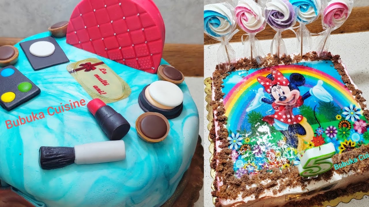 Torturi aniversare decorative simple și rapide!@BubukaCuisine - YouTube