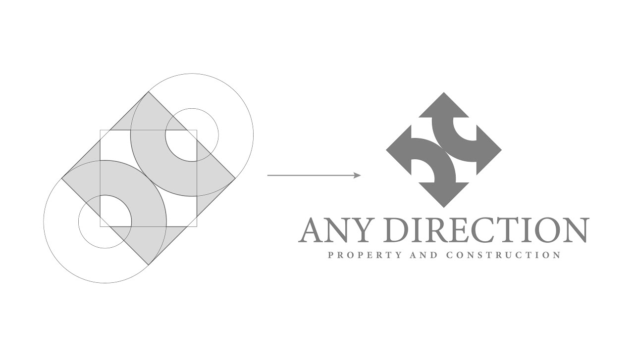 Create Step by Step Logo Design | Easy Learn Adobe Illustrator 2023 ...