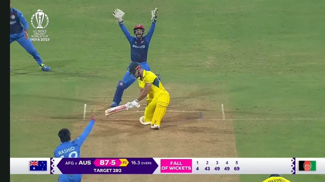 AUS vs AFG World Cup Match Full Highlights | AFG vs AUS Won by 3 ...