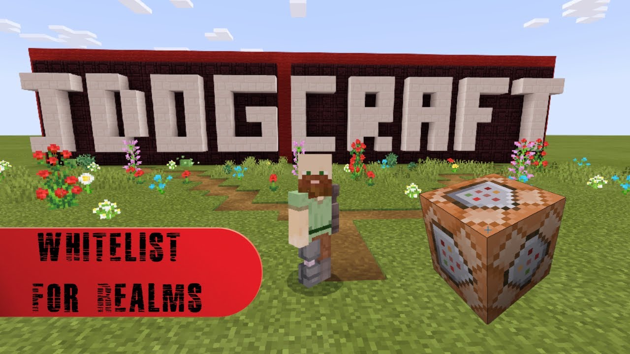How To Make a Whitelist For Realms With Only One Command. Bedrock ...