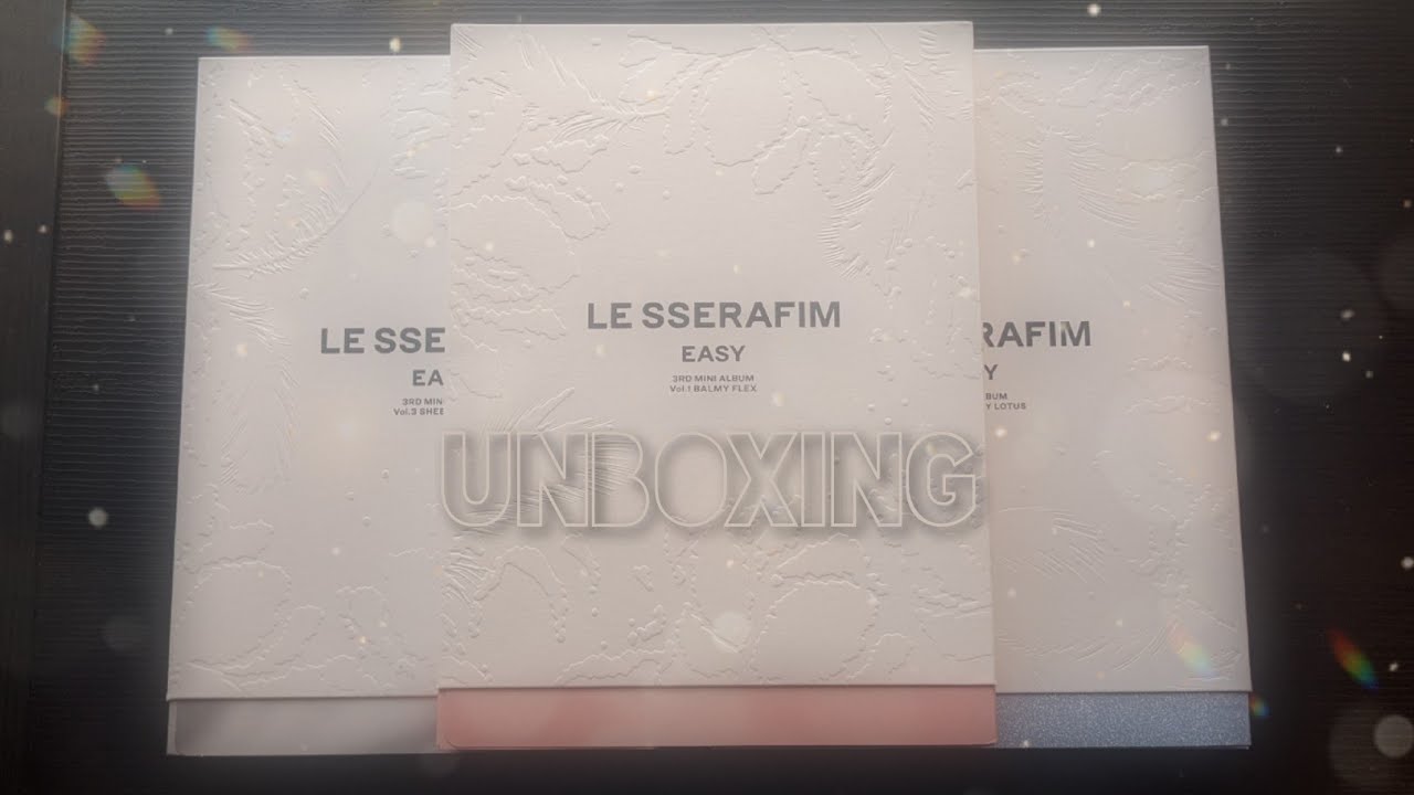 Le Sserafim Easy Unboxing - YouTube