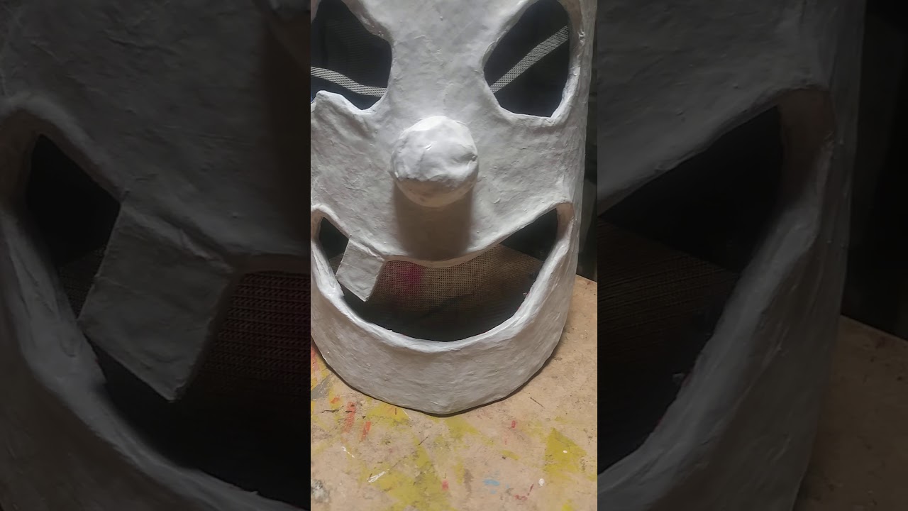 Want to see how it was made? Purge style ballistic looking clown mask ...