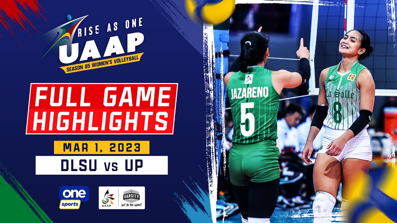 DLSU vs. UP round 1 highlights | UAAP Season 85 Women's Volleyball ...