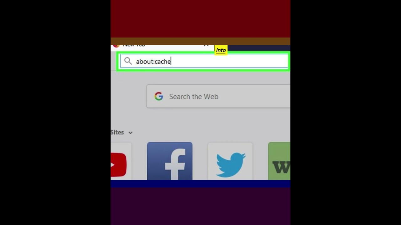 How to View List of Stored Cache Data on Firefox - YouTube