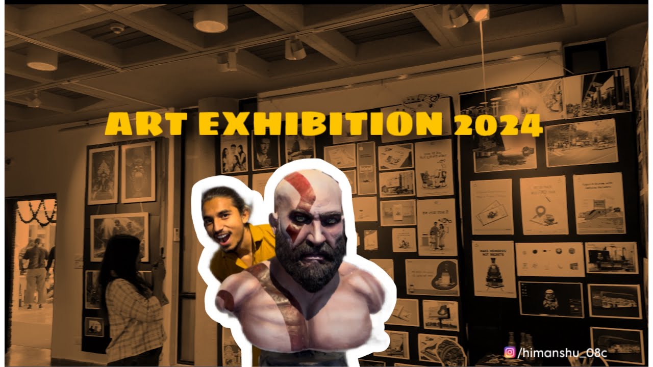 ART EXHIBITION 2024 VISUAL ARTS #supva #explore #rohtak #2024 - YouTube