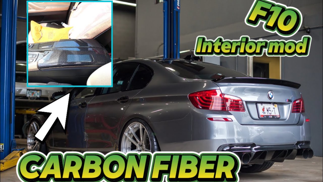 BMW F10 535i GETS ONE OF THE BEST INTERIOR MODS / CARBON FIBER PIECES ...