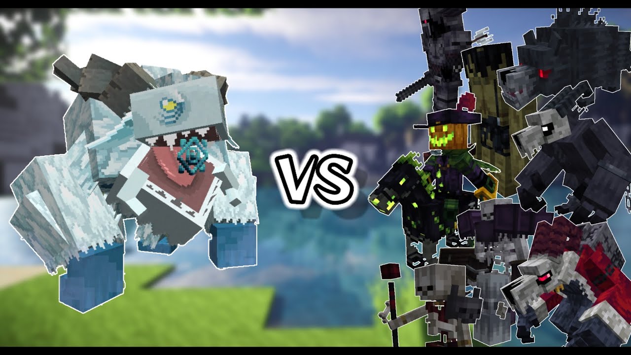 Frostmaw VS Born in Chaos | Minecraft Mob Battle - YouTube