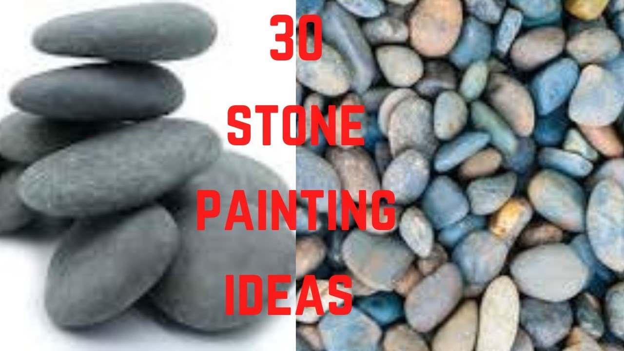 30 easy stone art ideas | DIY stone craft ideas| DIY rock painting ...