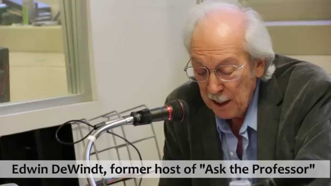 Edwin Dewindt hosts UDM's Ask the Professor Radio Show - YouTube