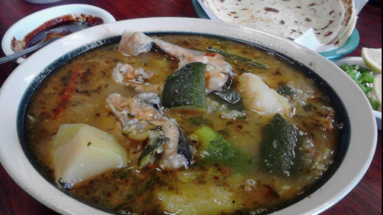 food/ mexican chayote cat fish soup. - YouTube