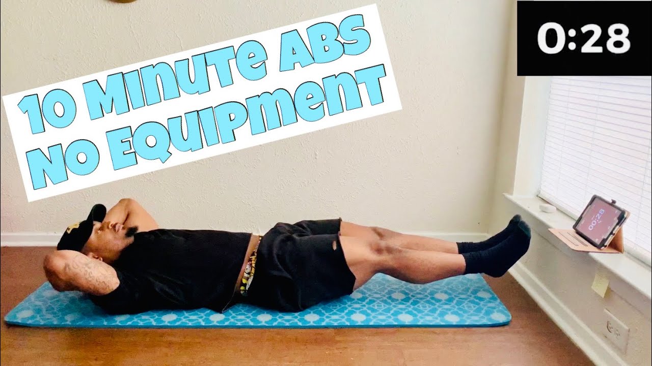 10 Minute Ab Workout// No Equipment - YouTube