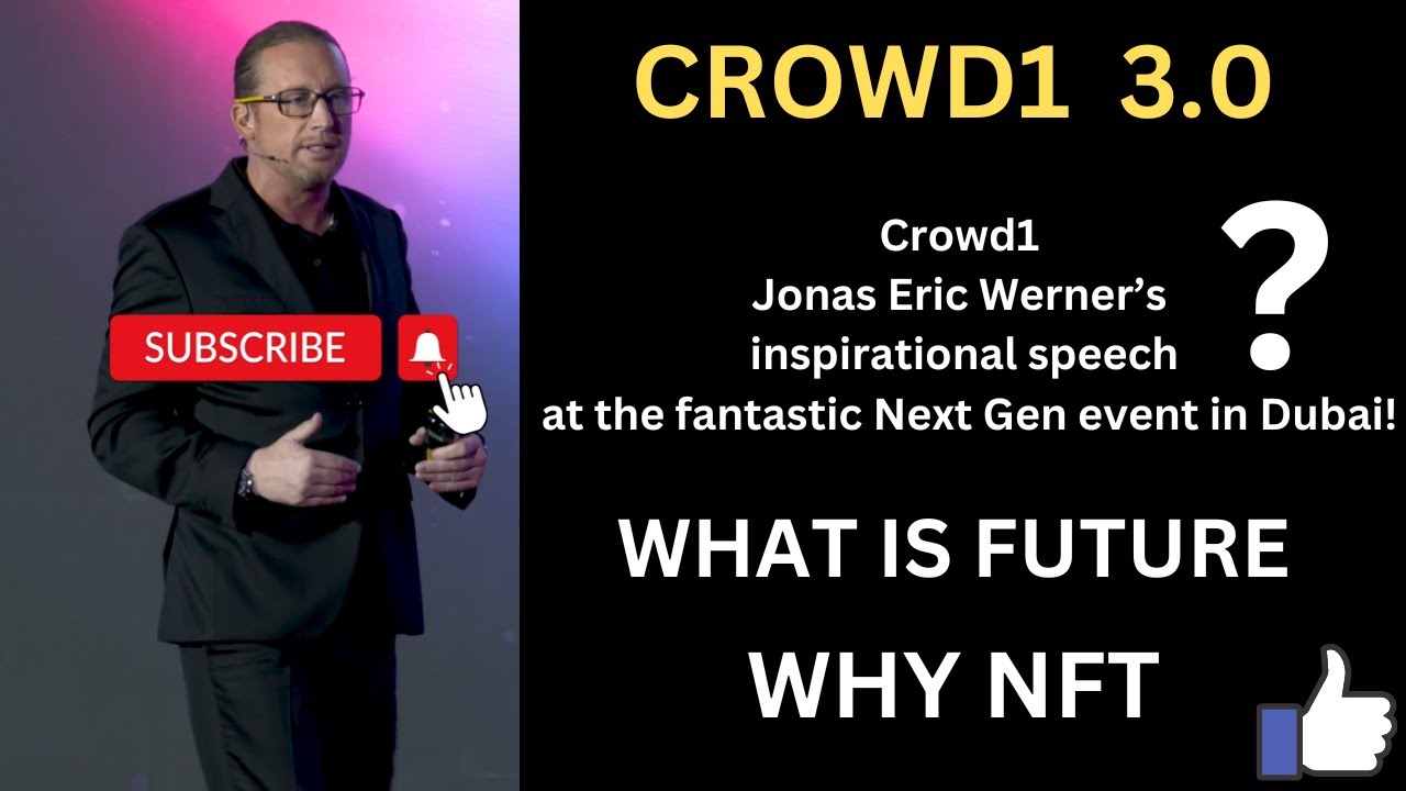 Crowd1 FounderJonas Eric Werner’s exciting updates regarding Web3 ...