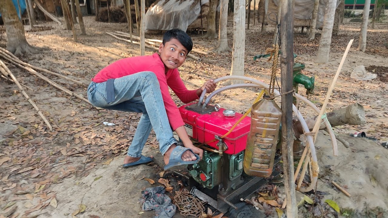 New Antic Water Pump Setup.Full Process Of Water Pump Setup Skills.. - YouTube