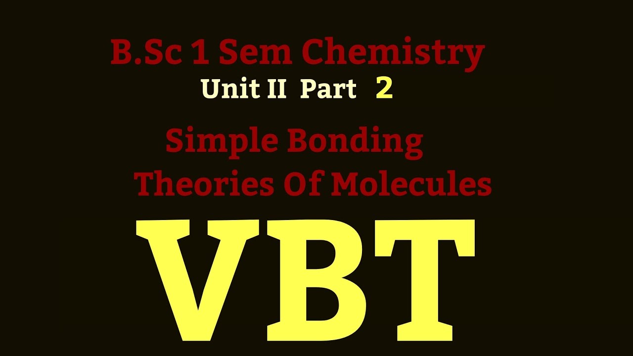 VBT B.Sc. 1 Sem #chemistry #bsc #notes - YouTube