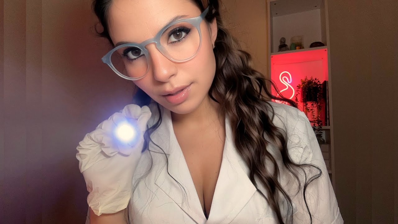 ASMR CRANIAL NERVE EXAM: Close Up Personal Attention Roleplay [INTENSE] - YouTube